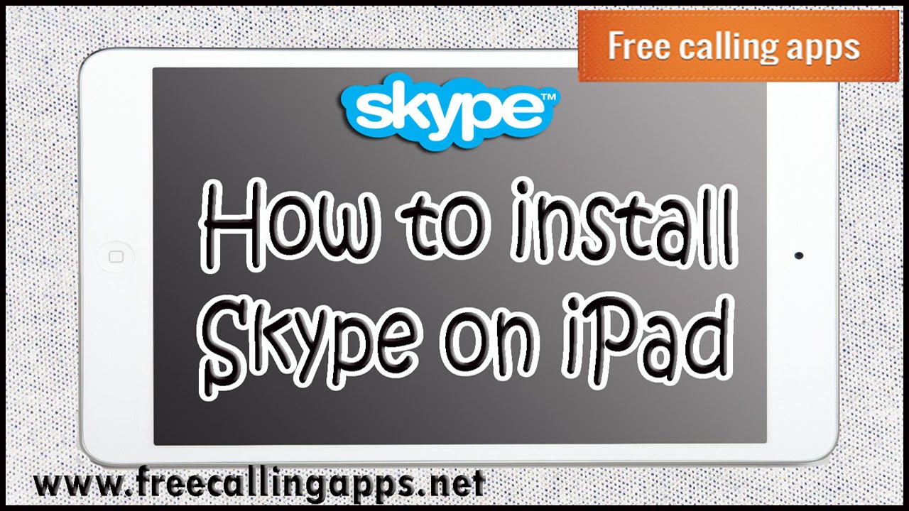 How to install skype on ipad - YouTube