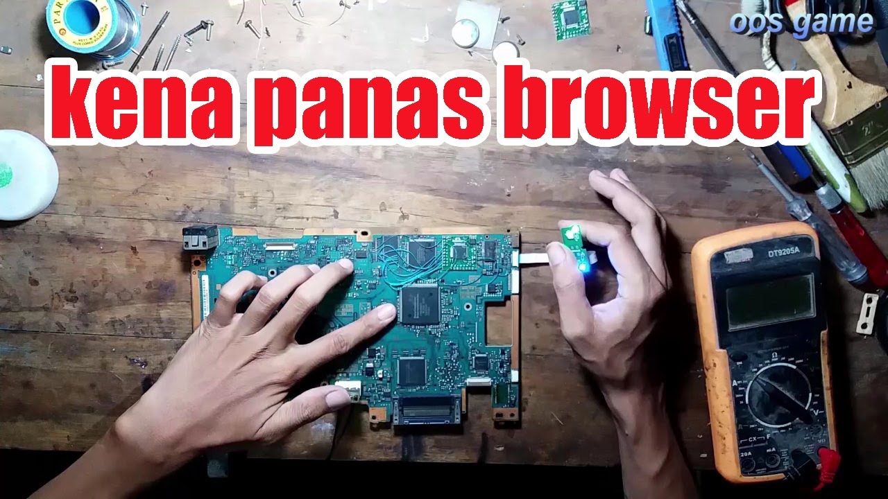 servis ps2 baru di angetin sudah muncul browser vlog 311 - YouTube