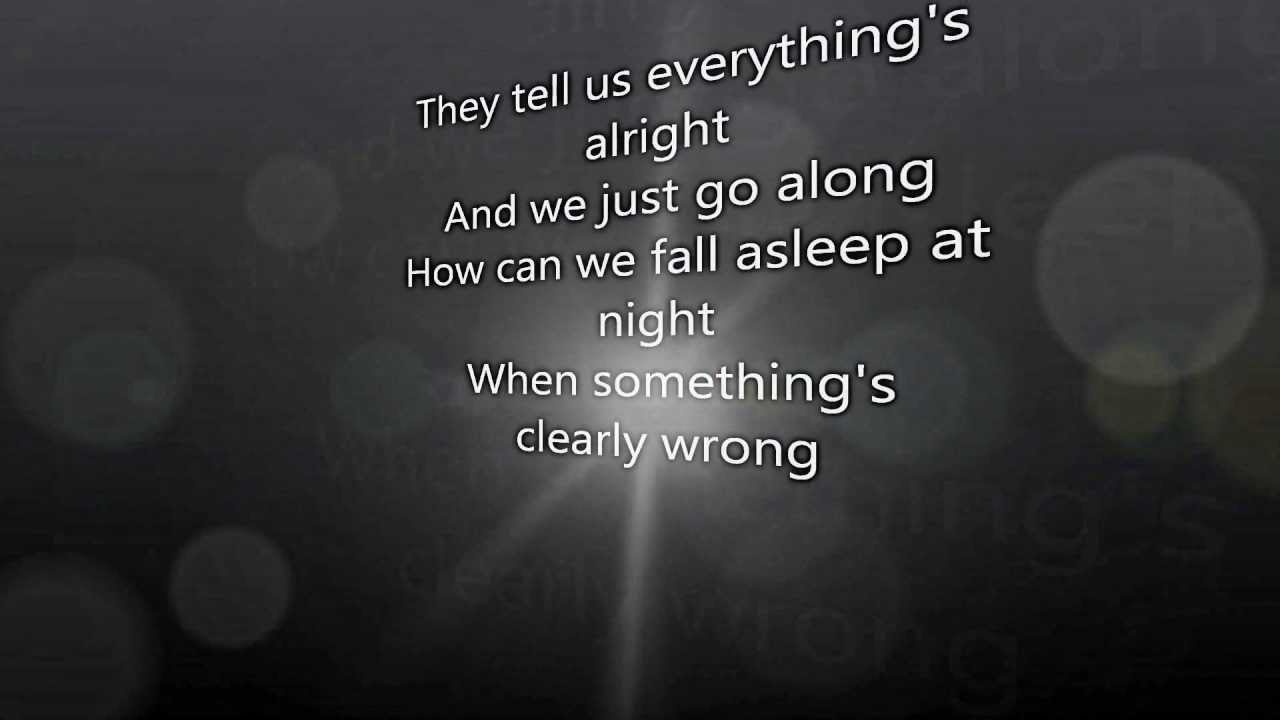 Nickelback- When We Stand Together Lyrics - YouTube