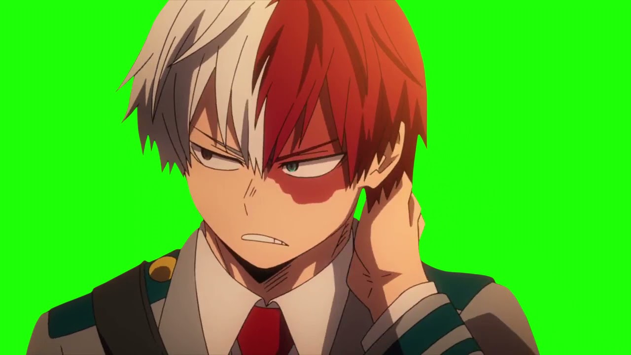 🔥My Hero Academia (Todoroki) Anime Green Screen #4 - YouTube
