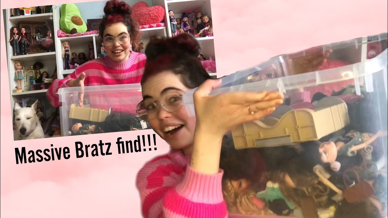I found a FULL bin of BRATZ!!! Massive thrift find - YouTube