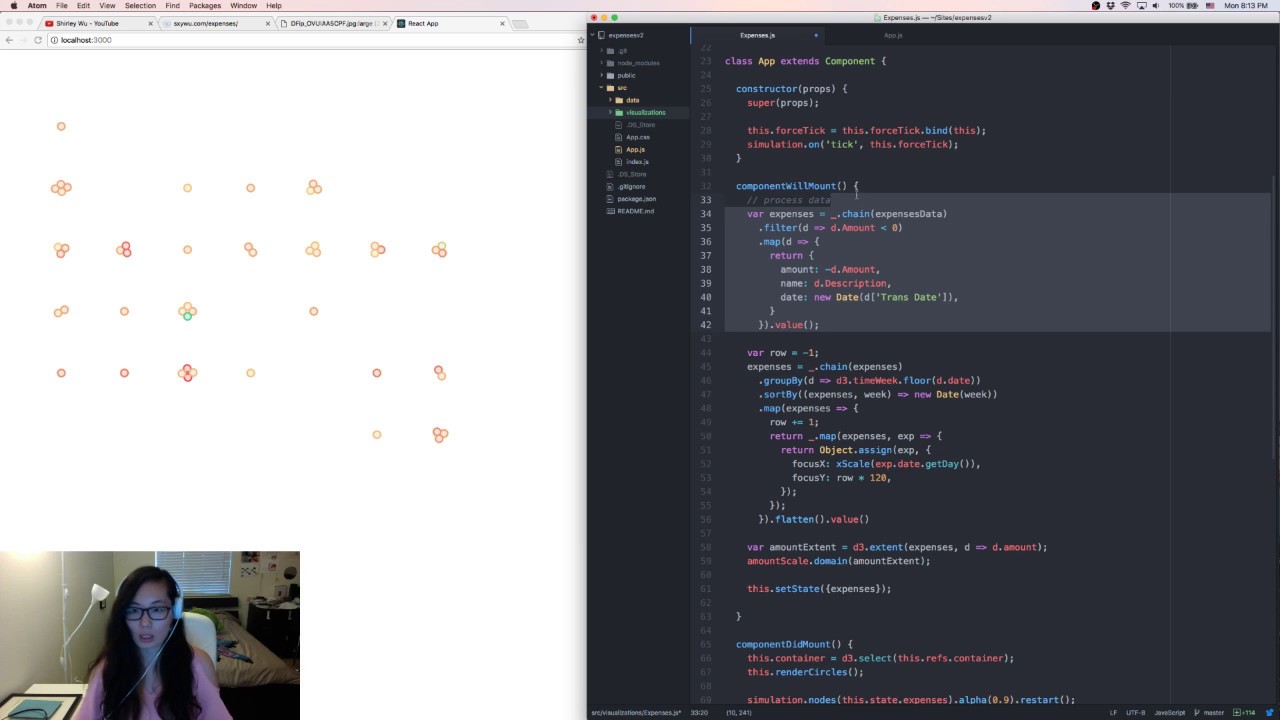 Week2 Reactjsd3js Expenses App Pt1 ヾ⌐ ノ♪ Youtube