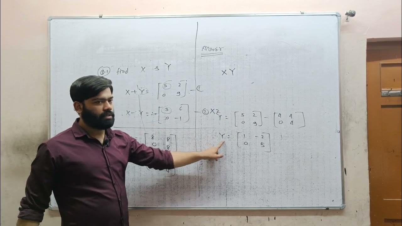 Matrices and determinant L2 |multiplication of Matrix | |jee main| |jee advance| | Nimcet| jugal ...