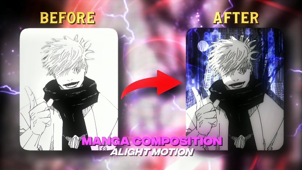 Manga Composition/Shadow Tutorial 🔥 | Alight Motion - YouTube