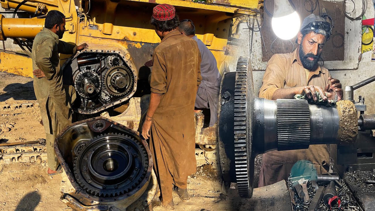 D8k CAT Bulldozer Tube Final Drive Wheel Repairing Process | How To ...
