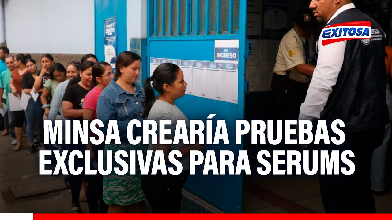 🔴🔵CMP: Minsa crearía plazas exclusivas para postulantes del Serums y ...