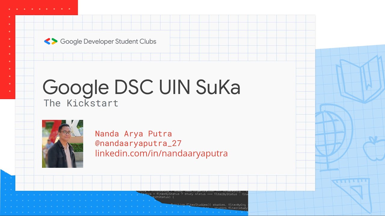Google DSC UIN SuKa: 2023 Chapter Kickstart - YouTube