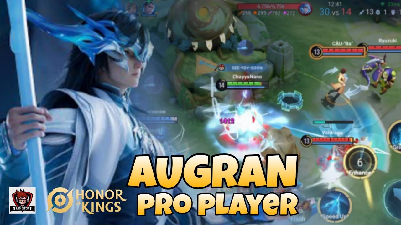 HOK | Augran Gameplay Pro Player | Honor of king 🔥 - YouTube