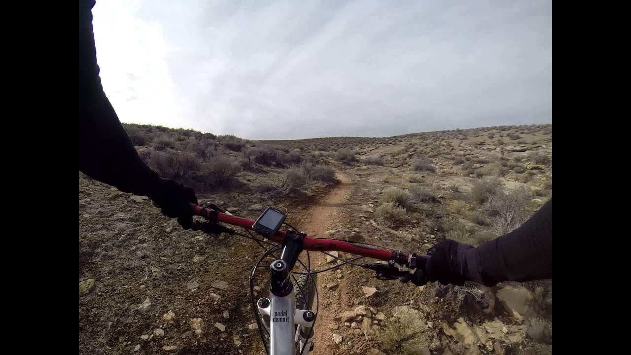 Riding first part of True Grit Course - YouTube