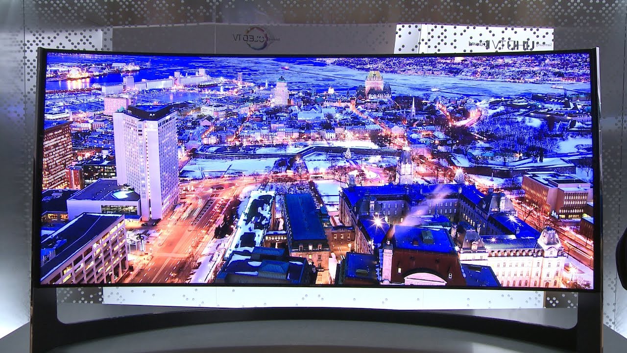 The World's First Bendable OLED TV - CES 2014 - YouTube