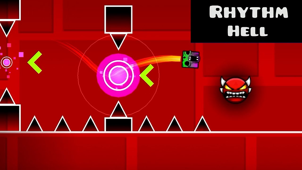 Адский ритм в Geometry Dash! Rhythm Hell in Geometry Dash! # ...