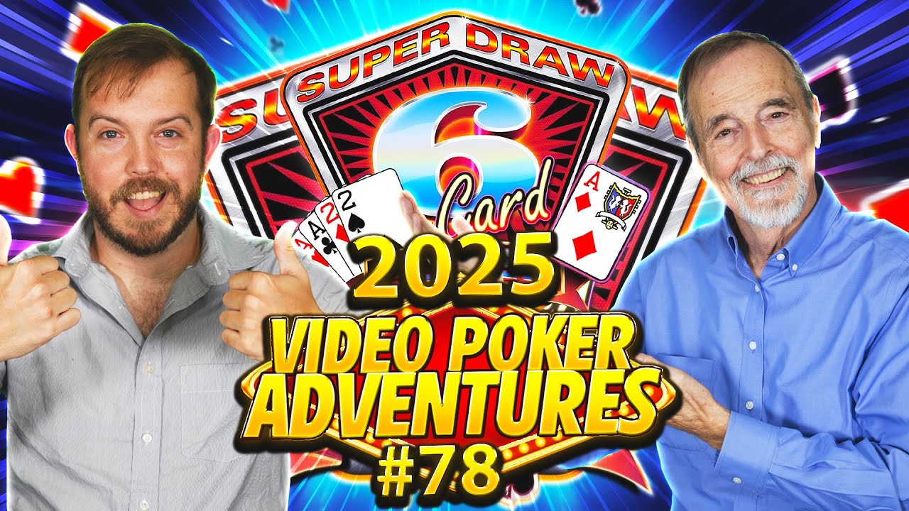 10-Play Super Draw 6 Card Video Poker! - YouTube