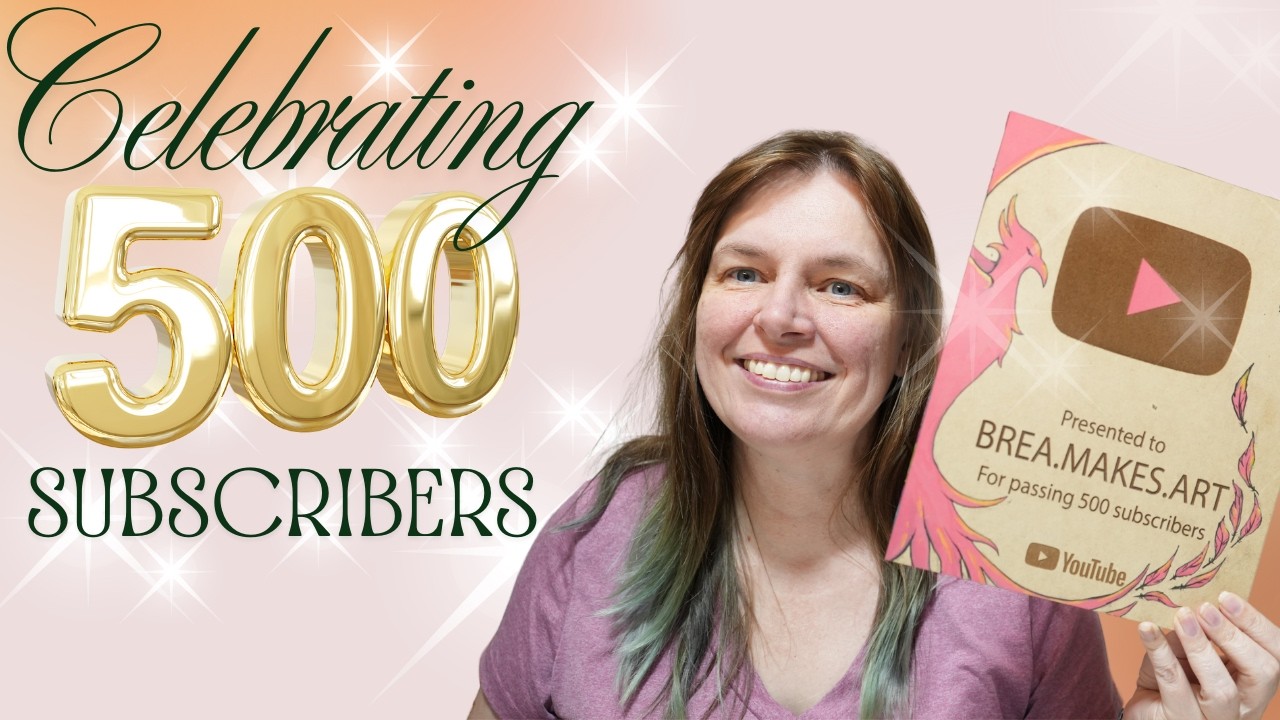 Celebrating 500 subs | Decorating my own award - YouTube