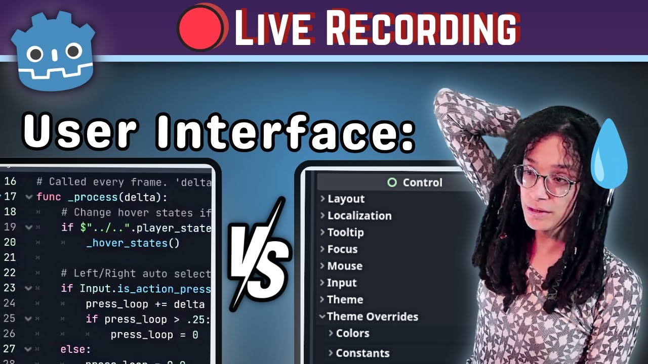 User Interface: CODE vs NODE (Godot Learn-Along) - YouTube