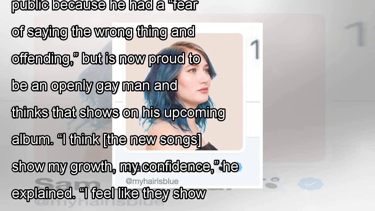 Sam smith gender identity, comes out as gender-fluid, queer - YouTube