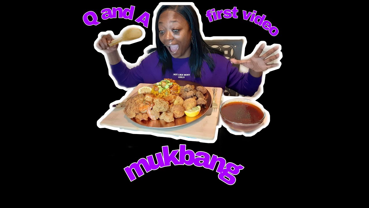 FIRST MUKBANG/VIDEO - YouTube