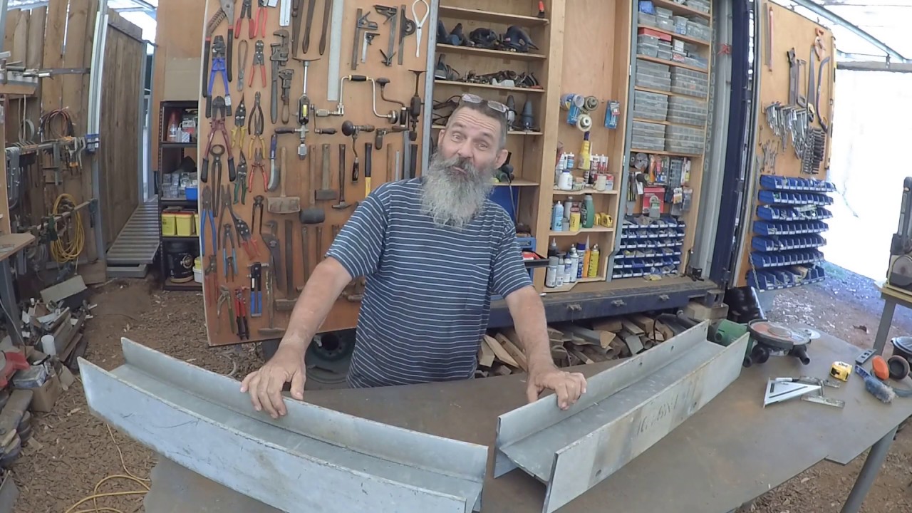 Workshop :: How to cut a large steel beam - YouTube