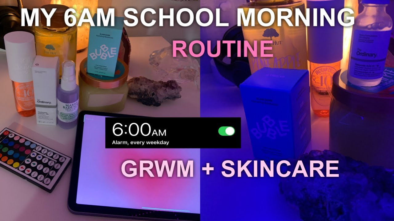 grwm: SCHOOL MORNING ROUTINE (junior year) - YouTube