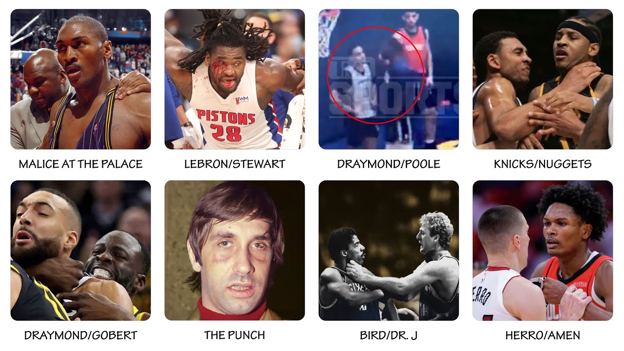 Every NBA Brawl Explained In 26 Minutes - YouTube