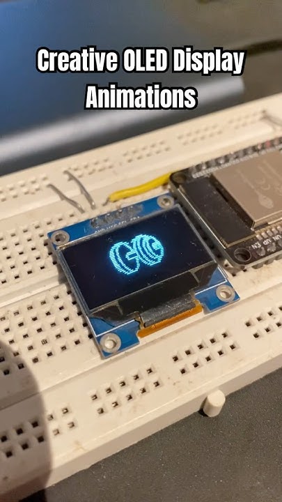 ESP32 I2C OLED display with fitness animations. #gymworkout #fitness #esp32 #oled #animation ...
