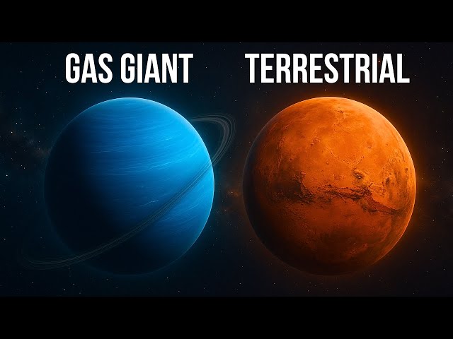Terrestrial Gas Giant Vs Giant