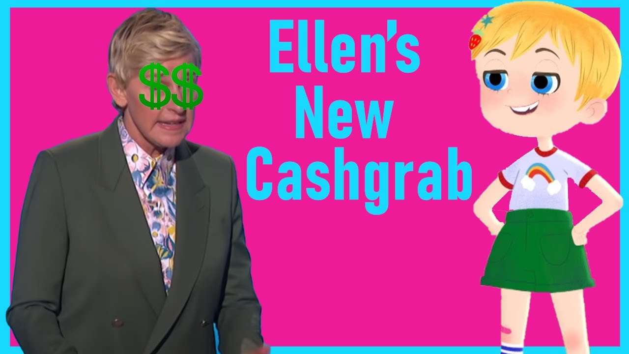 Ellen Made a Cartoon for Kids cuz they don't Hate Her | Little Ellen ...