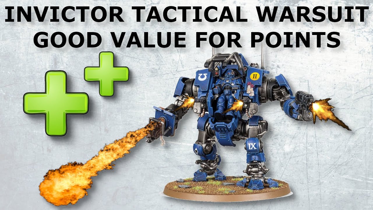 Invictor Tactical Warsuit - Good value unit | Space Marines Warhammer ...