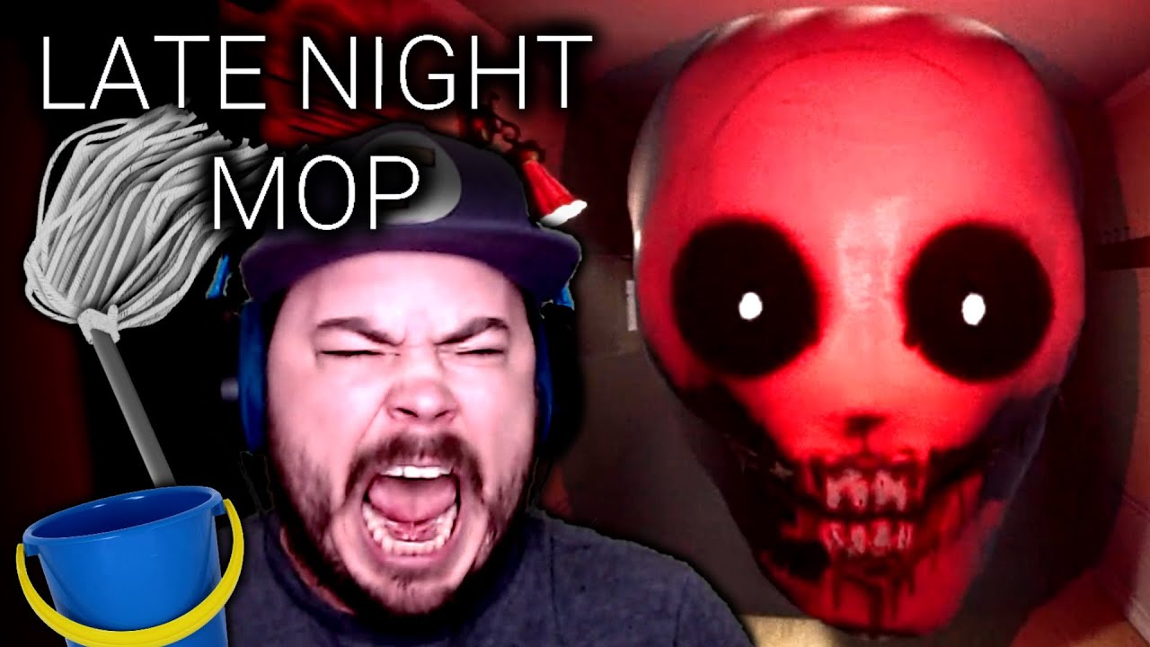 I WAS JUMPSCARED BY A DEMON WHILE CLEANING HIS MESS!! | Late Night Mop ...