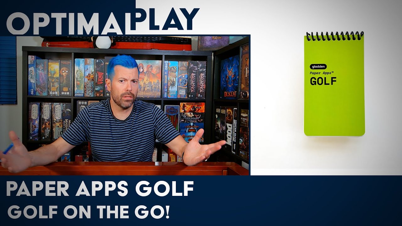 Paper Apps Golf Playthrough - A Unique Golf Puzzle Book! - YouTube