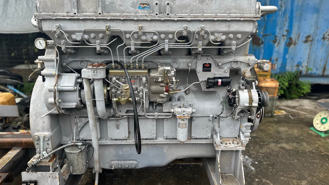 Động cơ S6A -360hp mitsubishi mới chạy 222 giờ giá LH 0936885118 - YouTube