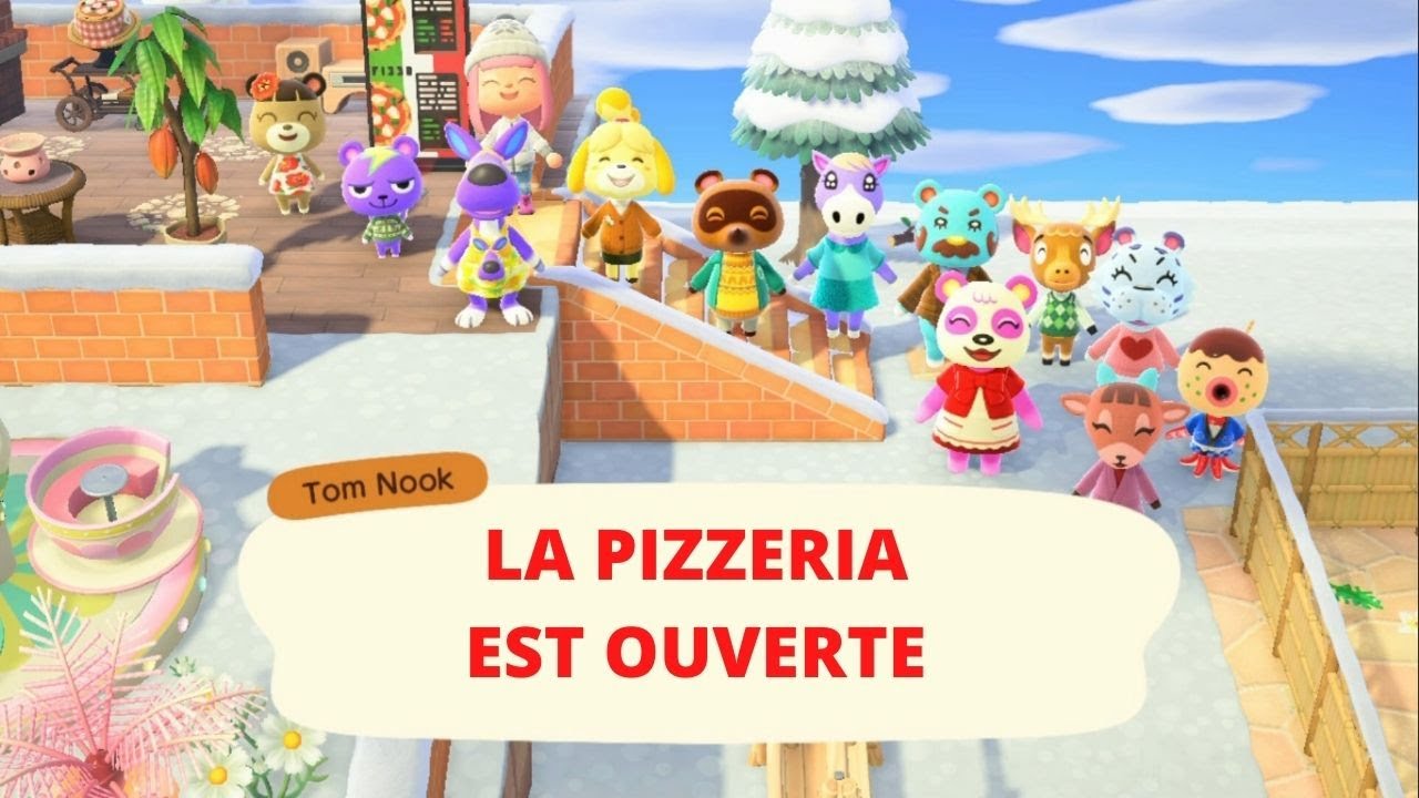 MA PIZZERIA et PETITE ROUTINE ( ANIMAL CROSSING NEW HORIZONS ) - YouTube