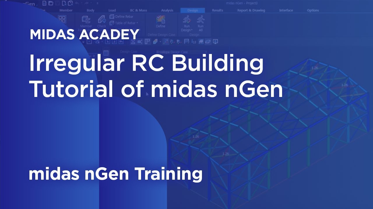 [midas nGen Tutorial] Irregular Reinforced Concrete Building_Modeling ...