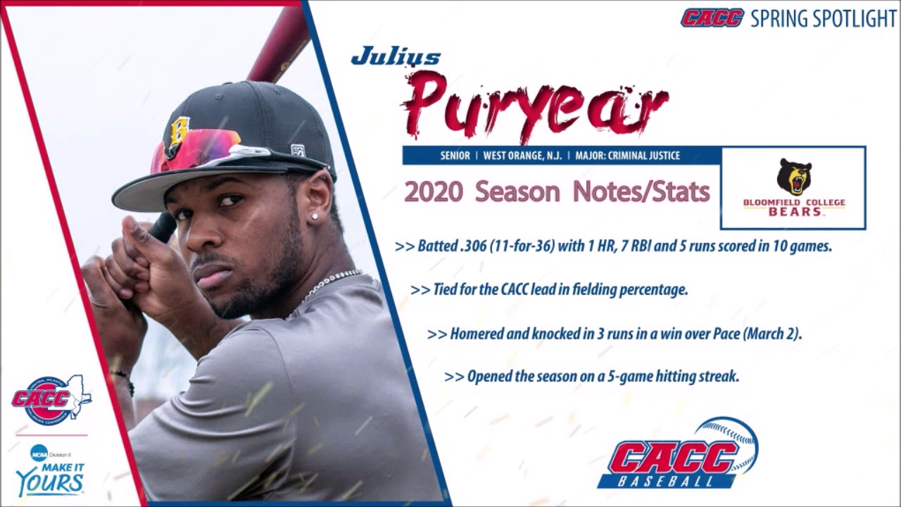 CACC SPRING SPOTLIGHT: Julius Puryear (Bloomfield Baseball) - YouTube