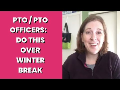 What Every PTO Officer Should be Doing over Winter Break - YouTube