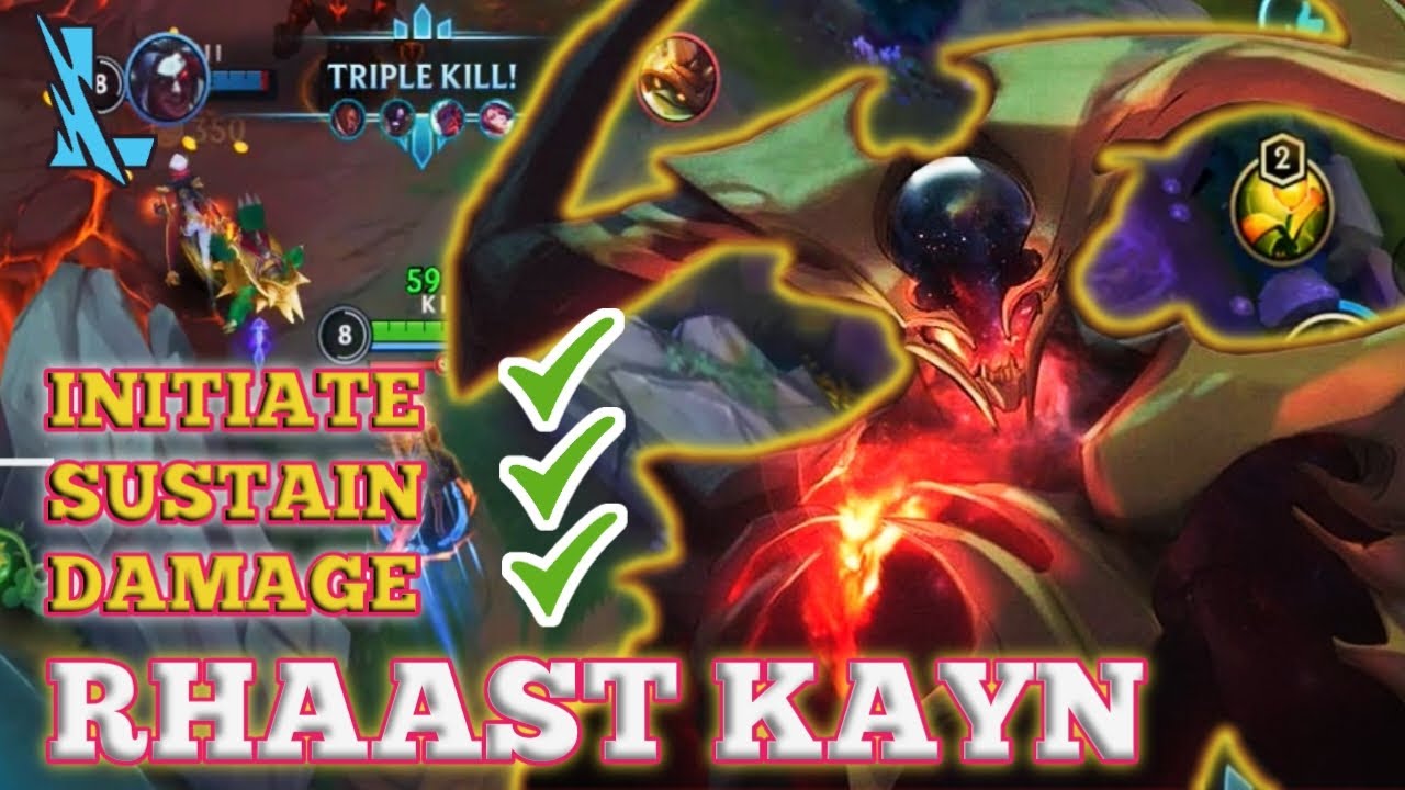 RHAAST KAYN SSS TIER JUNGLER SEASON 7? | WILD RIFT - YouTube
