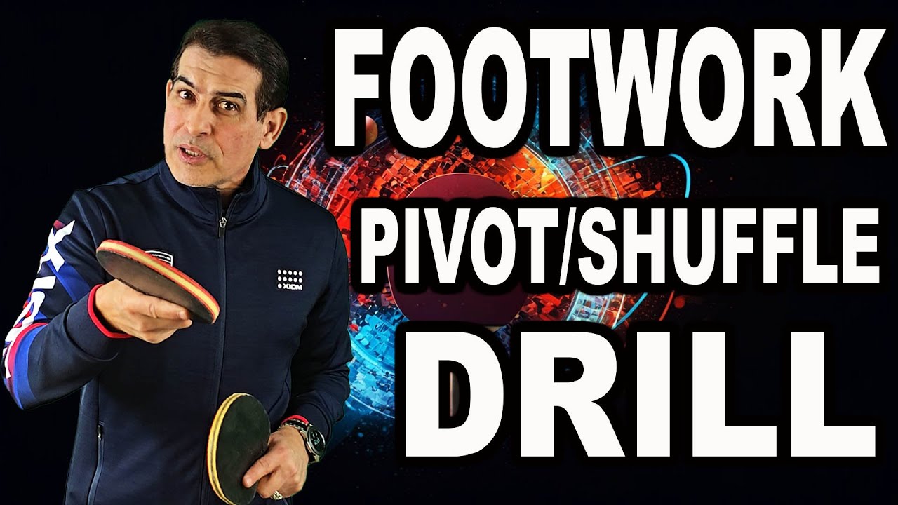🏓Footwork Boost Speed | Pivot & Sidestep Drill with the Nova S Pro🤖# ...