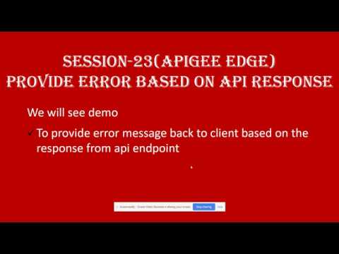 Session-23 | How to read API end point response in Apigee | Read API ...