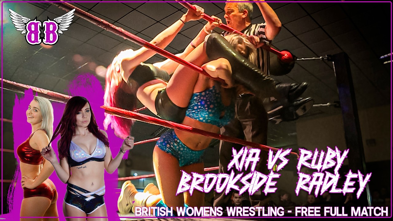 Teen rookie Xia Brookside battles Ruby Radley in epic British women's wrestling match | Rare ...