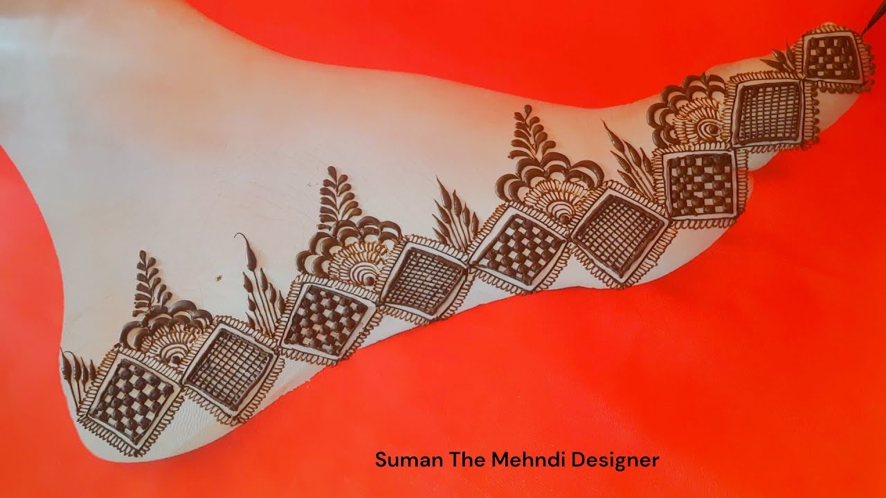 Pair Ki Mehandi | Pairon Ki Mehandi | Pero Ki Mehndi Ke Design | Pair ...