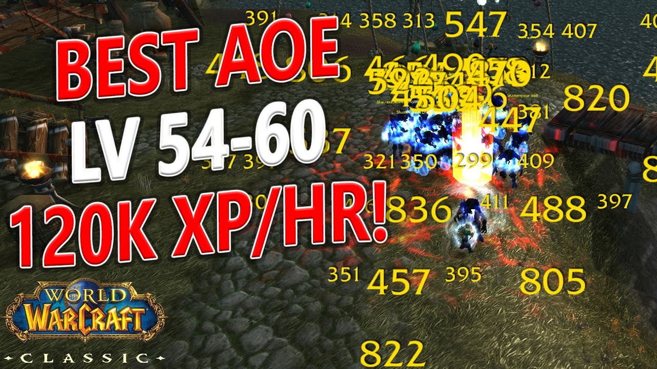 WoW Classic - BEST 54-58 Mage AOE Spot for the Alliance! - YouTube