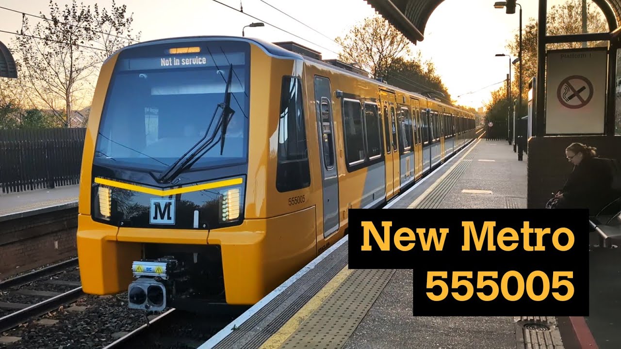 New Tyne and Wear Metro Class 555005 @ Walkergate in Driver Training 2 ...