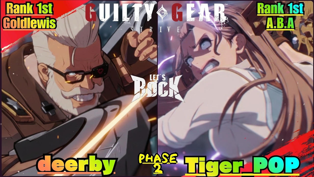 GGST Rank 1st Goldlewis / ゴールドルイス [ deerby ] vs Rank 1st A.B.A / アバ ...
