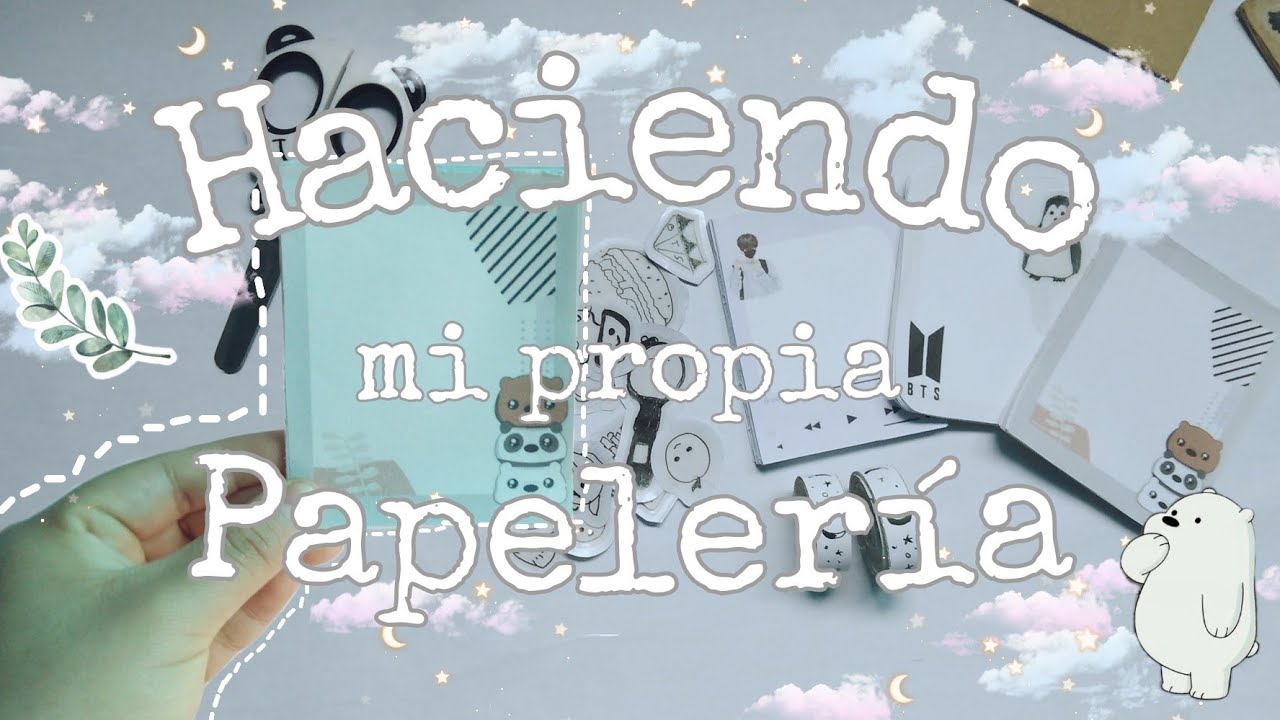 DIY: Tratando de hacer mi propia * PAPELERÍA AESTHETIC * 🌿/washi tape ...