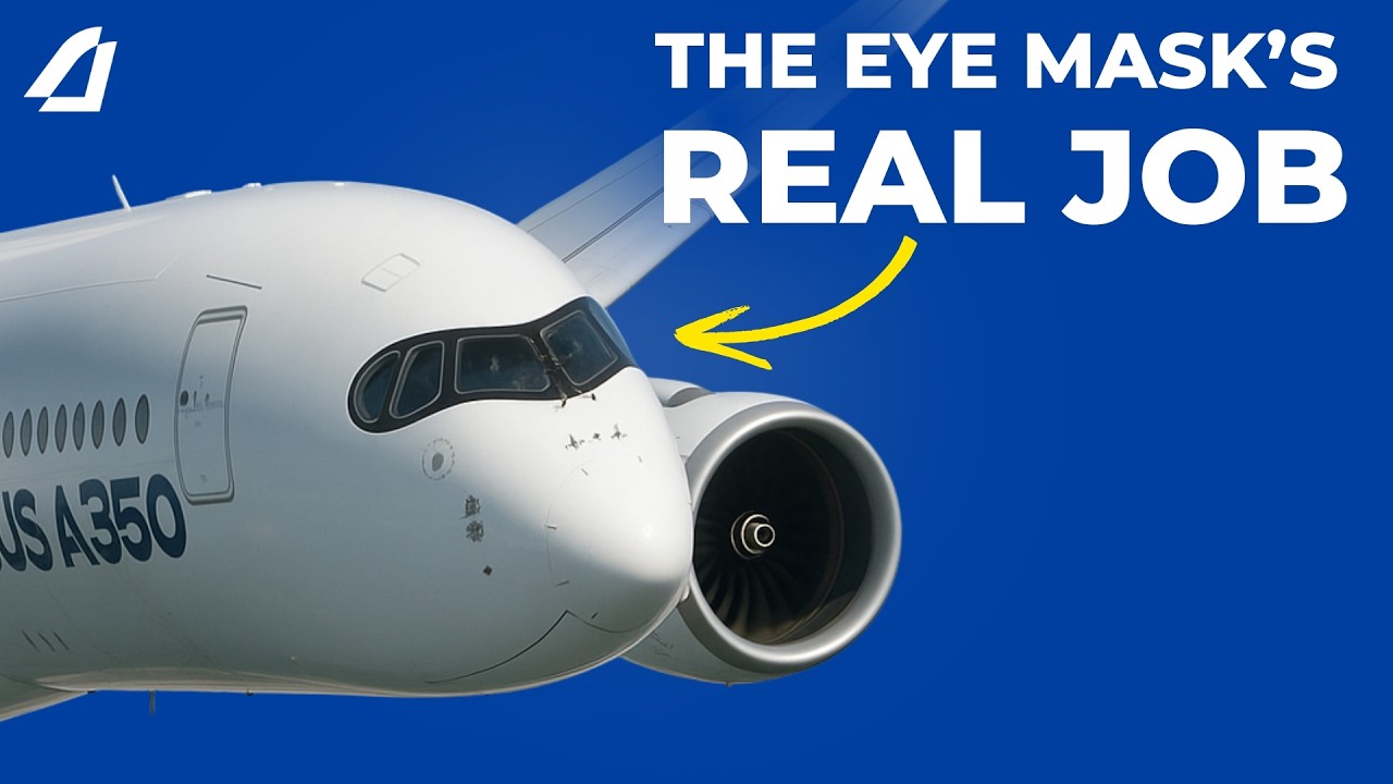 What The A350 Eye Mask Is Really For - YouTube