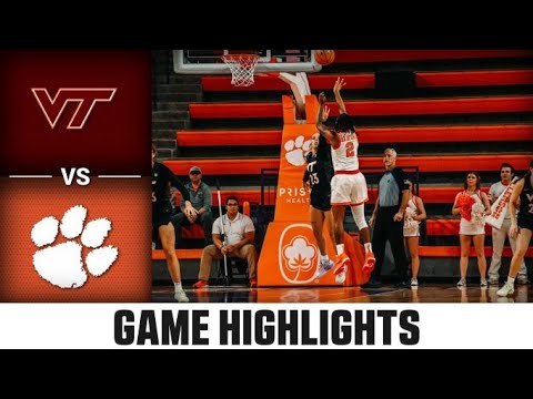 Virginia Tech vs. Clemson Women's Basketball Highlights (2022-23) - YouTube