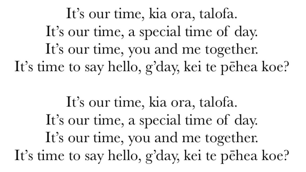 It’s Our Time - Suzy Cato - Lyrics - YouTube