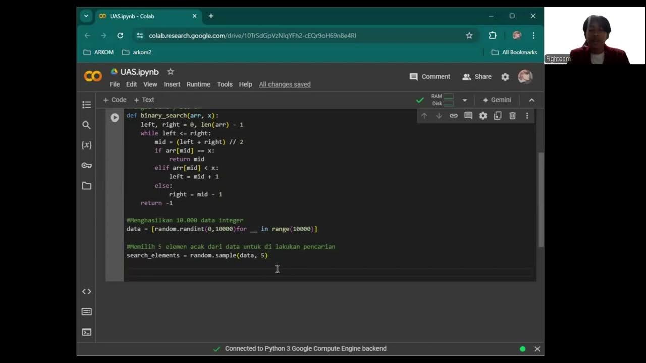 STRUKTUR DATA | ANALISIS PERBANDINGAN ALGORITMA PENCARIAN (LINEAR SEARCH DENGAN BINARY SEARCH ...