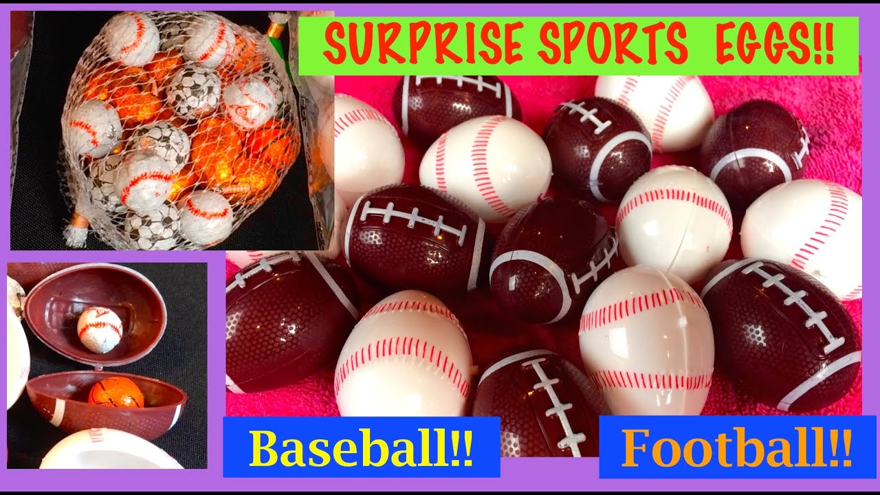 Surprise CHOCOLATE SPORTS EGGS!! Kinder Surprise EGGS!! Basketball ...