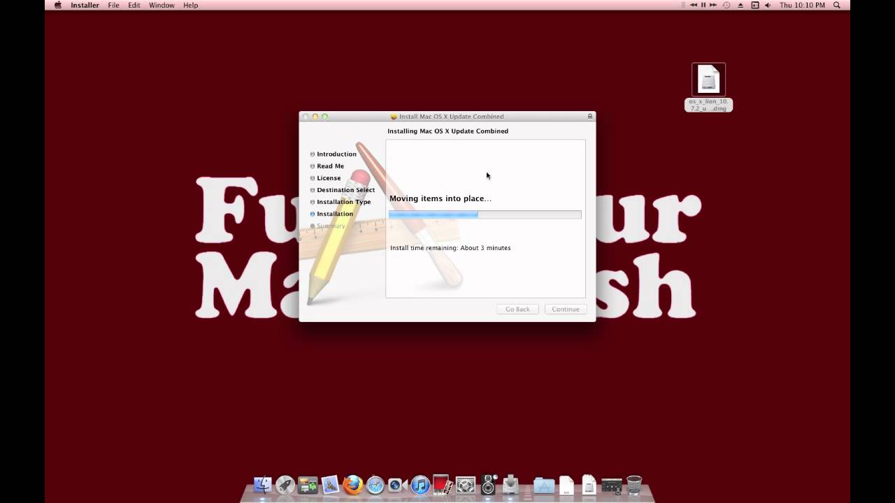 iAtkos L1 (Lion 10.7.1) update to 10.7.2 - YouTube