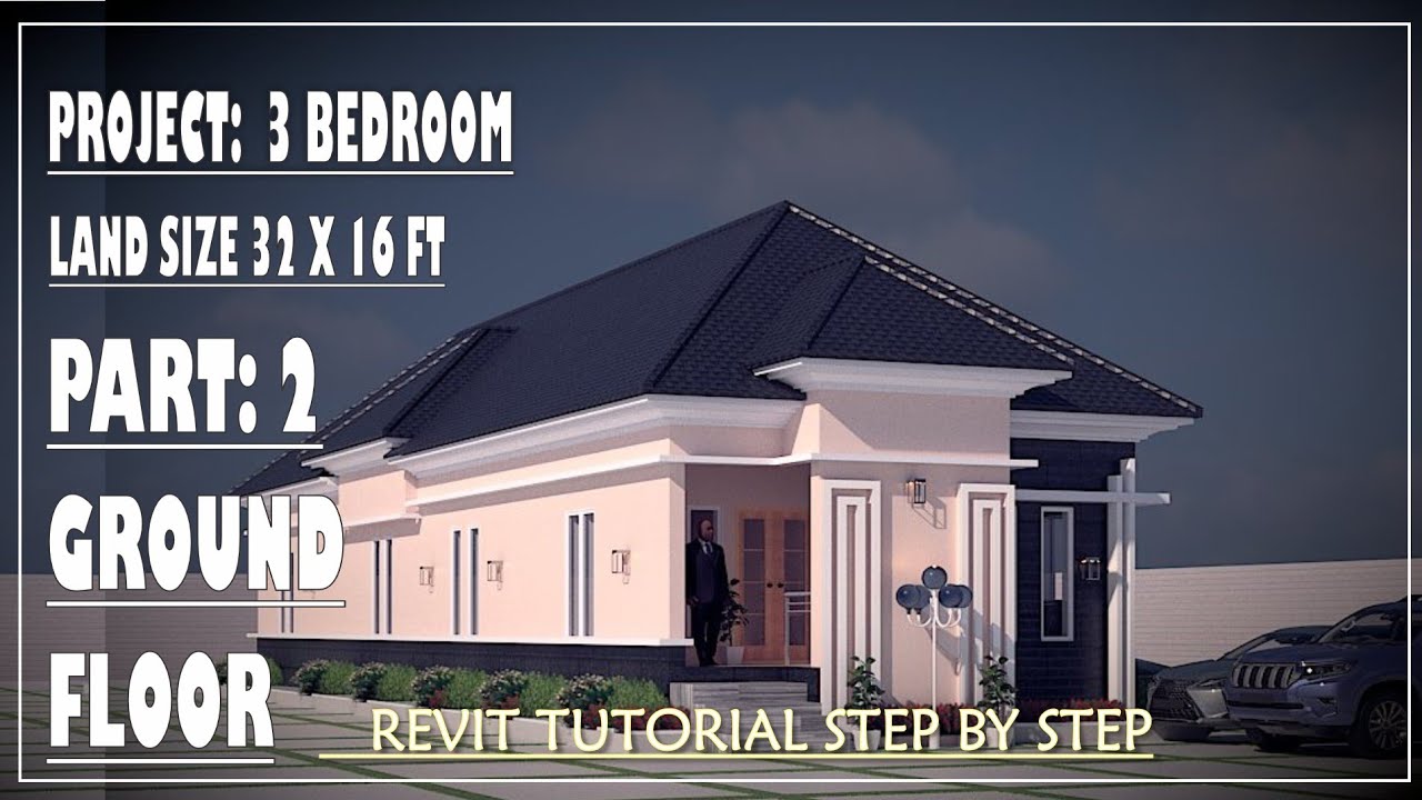 REVIT COMPLETE PROJECT TUTORIAL: PART 2 GROUND FLOOR DESIGN - YouTube